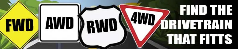 FWD vs RWD vs AWD vs 4WD – Drivetrains Explained