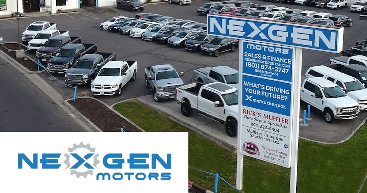 NeXgen Motors | Used Car, truck, & SUV dealer in Lindon, UT