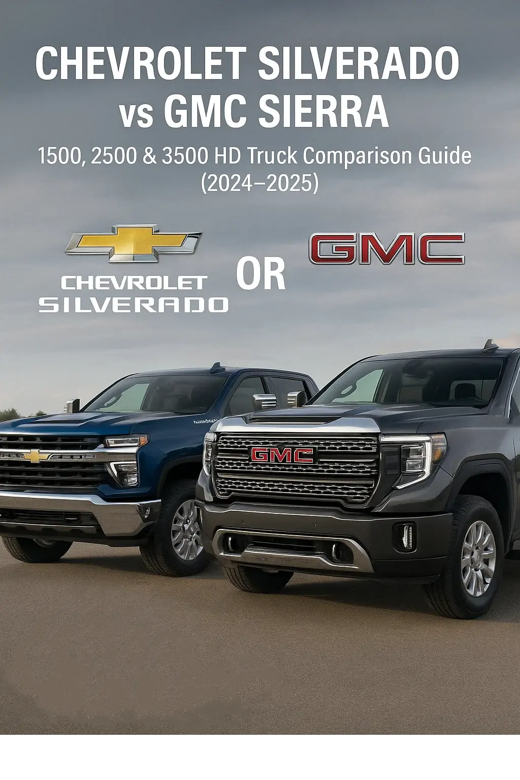 Silverado vs Sierra: Compare 1500, 2500, 3500 HD Trucks, Diesel, Towing ...