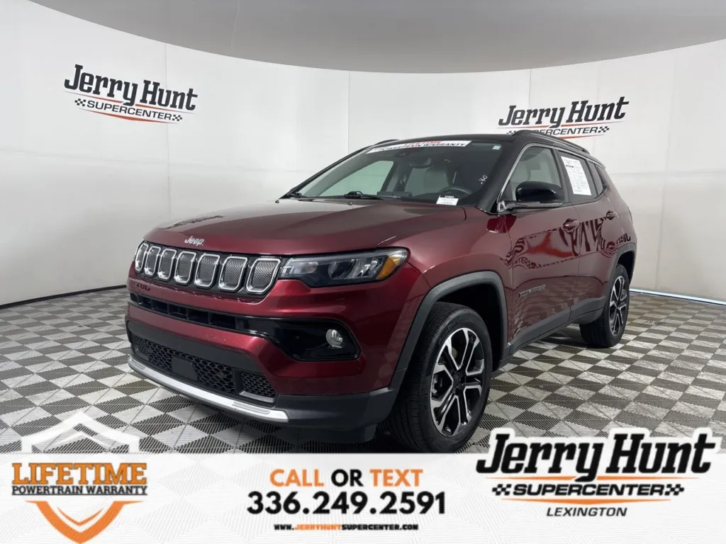 Used 2022 Jeep Compass Limited for sale in Lexington, NC at Jerry Hunt ...