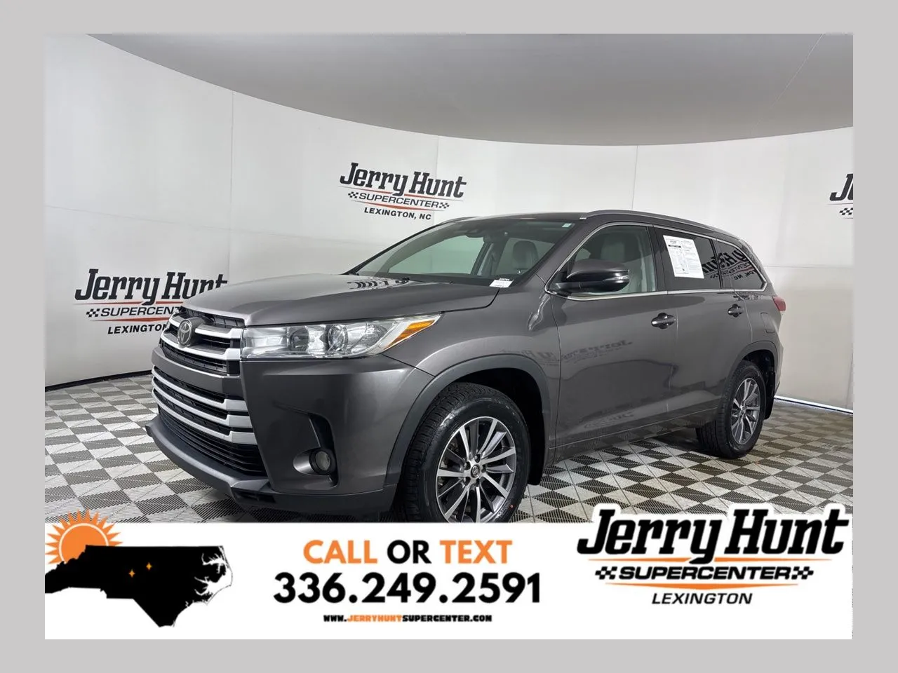 Used 2017 Toyota Highlander XLE for sale in Lexington, NC at Jerry Hunt ...