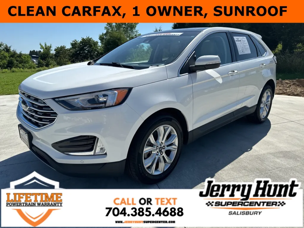 Used 2021 Ford Edge Titanium for sale in Salisbury, NC at Jerry Hunt ...