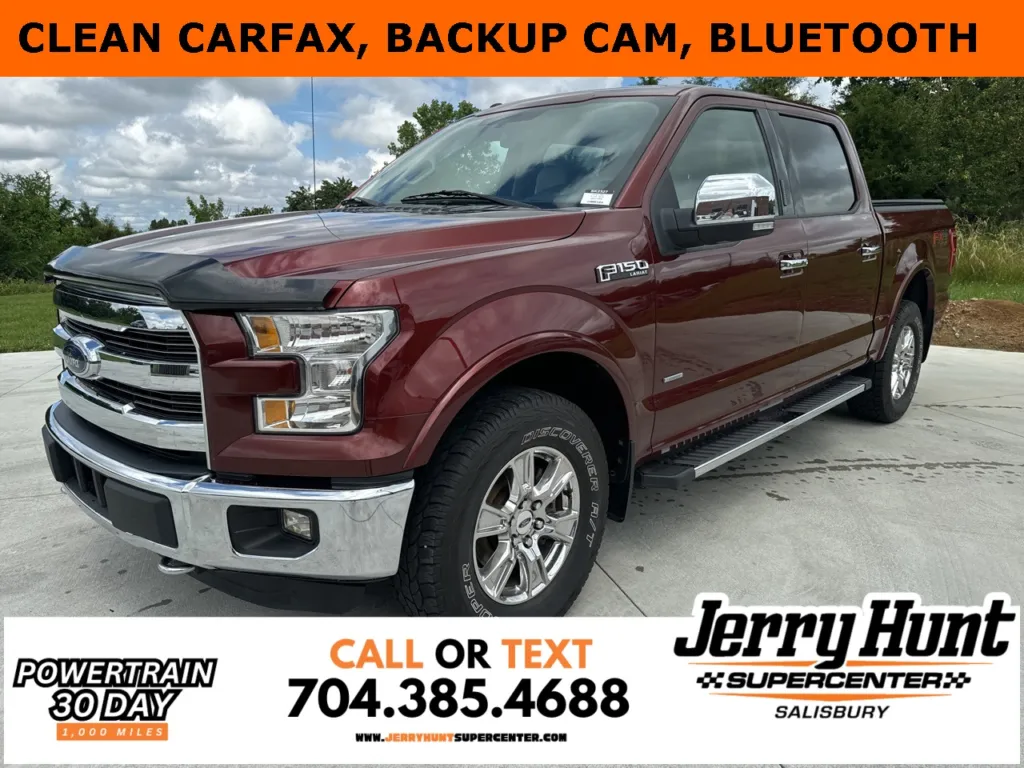 Used 2016 Ford F-150 Lariat for sale in Salisbury, NC at Jerry Hunt ...