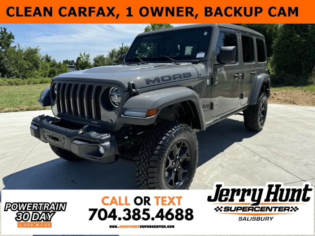 Used 2019 Jeep Wrangler Unlimited Moab for sale in Salisbury, NC at ...