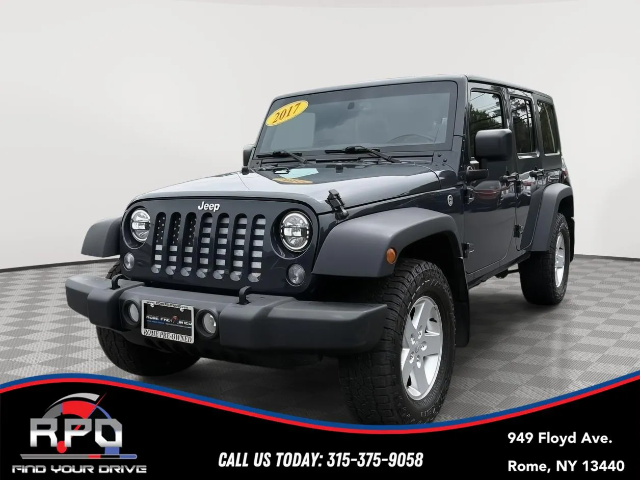 Used 2017 Jeep Wrangler Unlimited Sport for sale in Rome, NY at Rome ...
