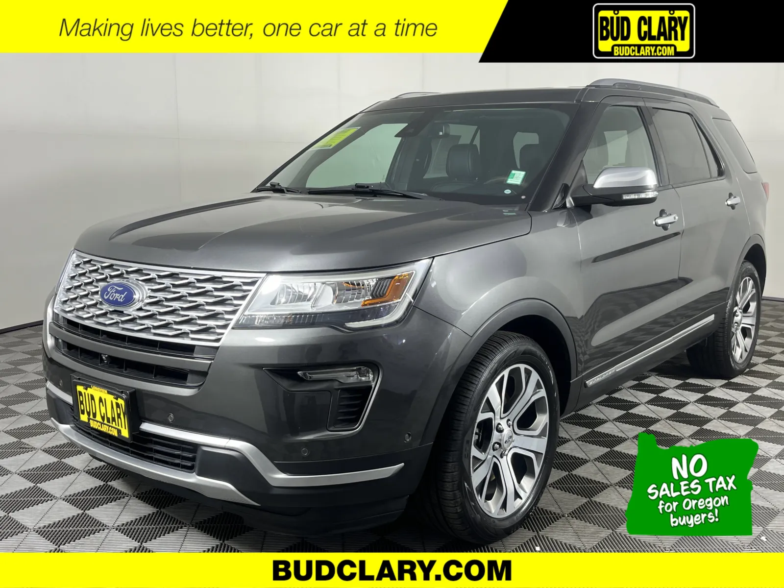 Used 2018 Ford Explorer Platinum for sale in Longview, WA at Bud Clary ...