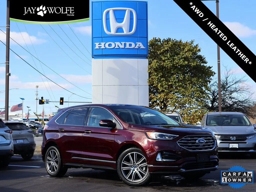 Used 2019 Ford Edge Titanium for sale in Kansas City, MO at Jay Wolfe ...