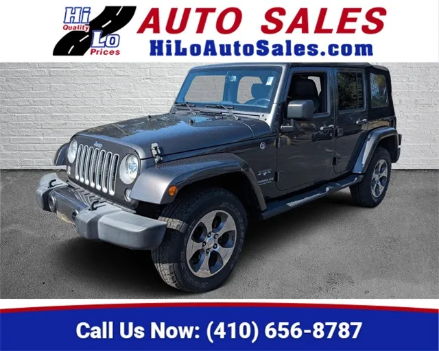 Used 2017 Jeep Wrangler Unlimited Sahara for sale in Cockeysville, MD ...