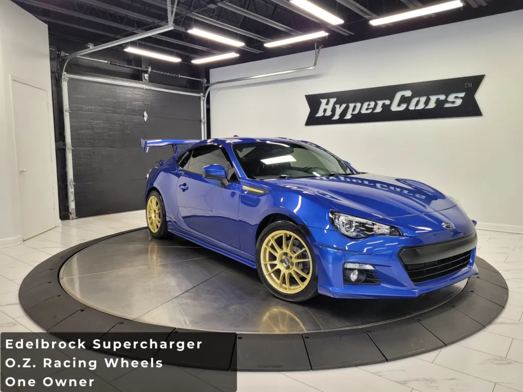 Subaru Brz Blue Gold Rims