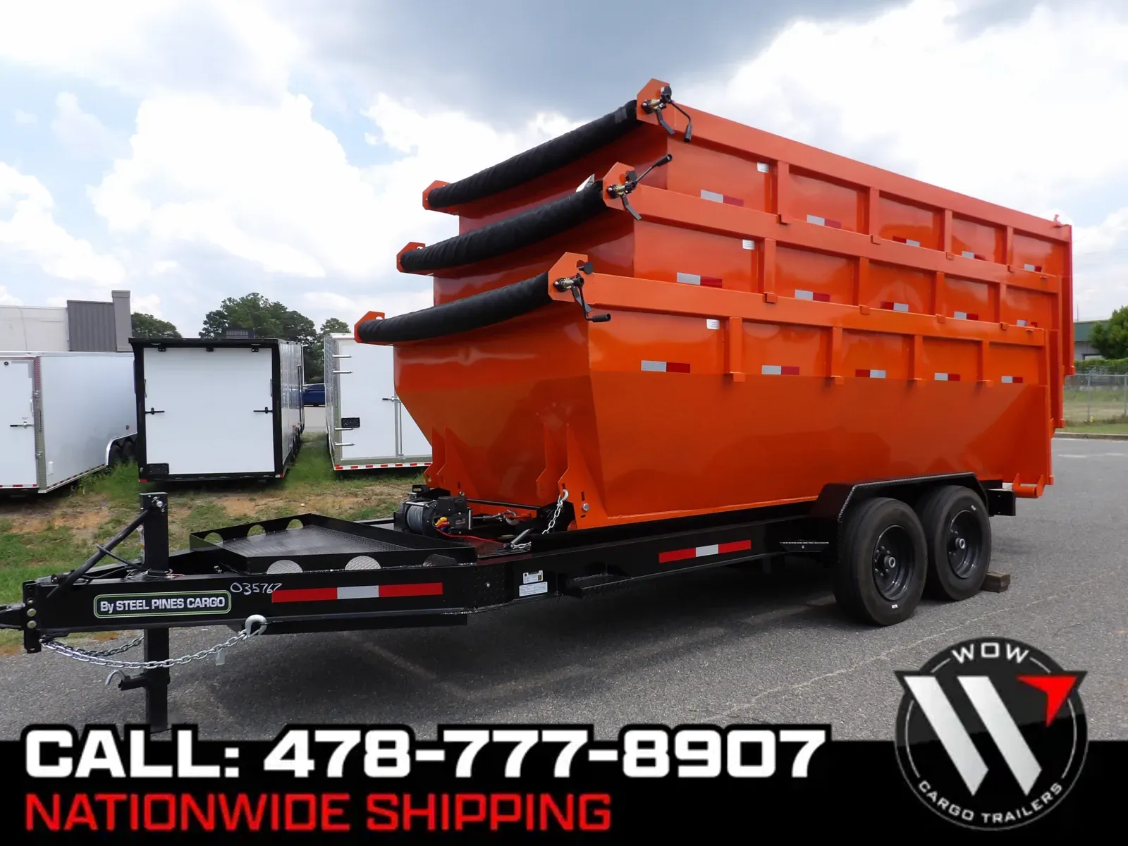 2025 Steel Pines Cargo 7x14 Orange Container for sale in Cochran, GA at ...