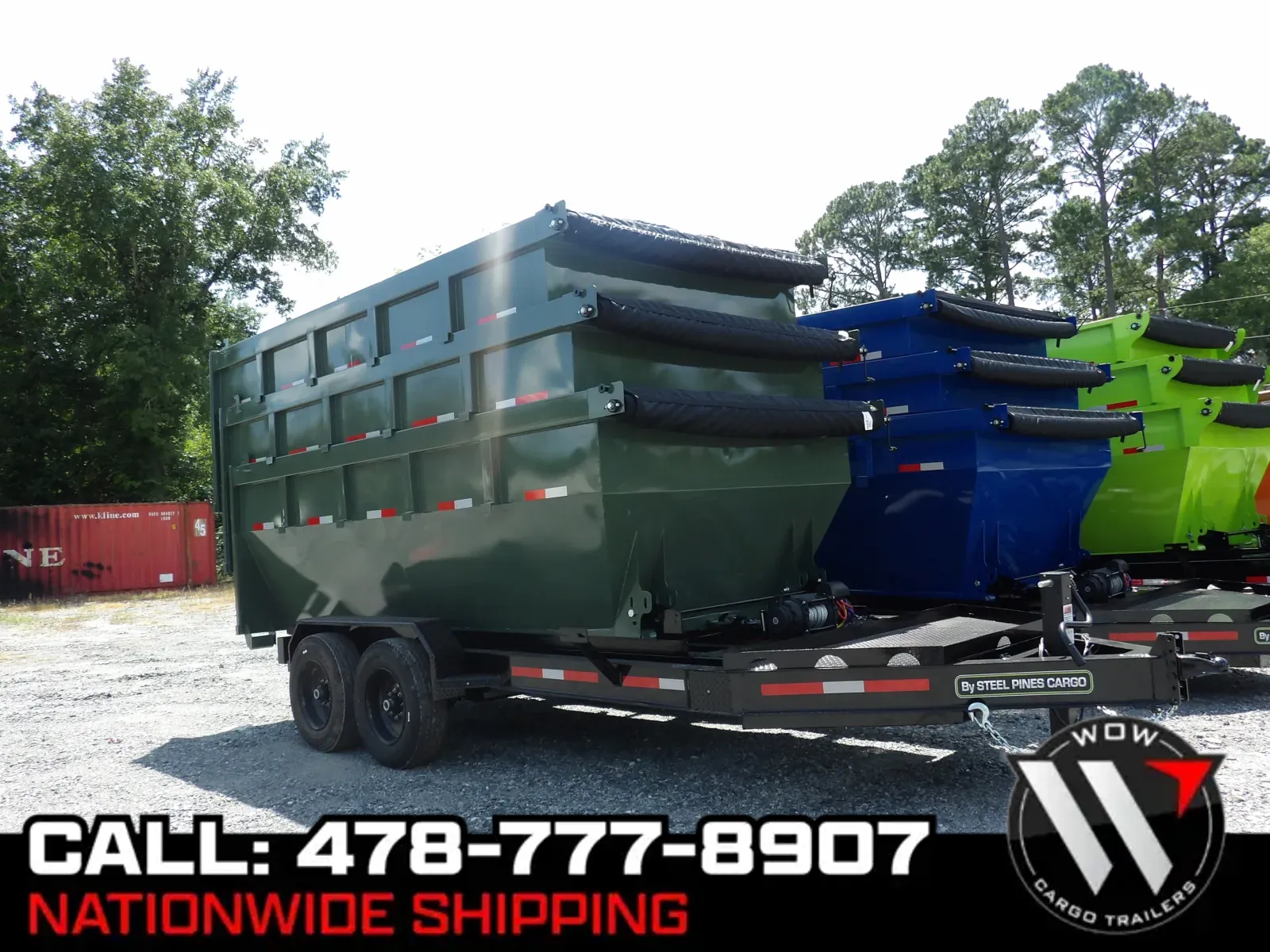 2025 Steel Pine 7x14 Military Green Container for sale in Cochran, GA ...