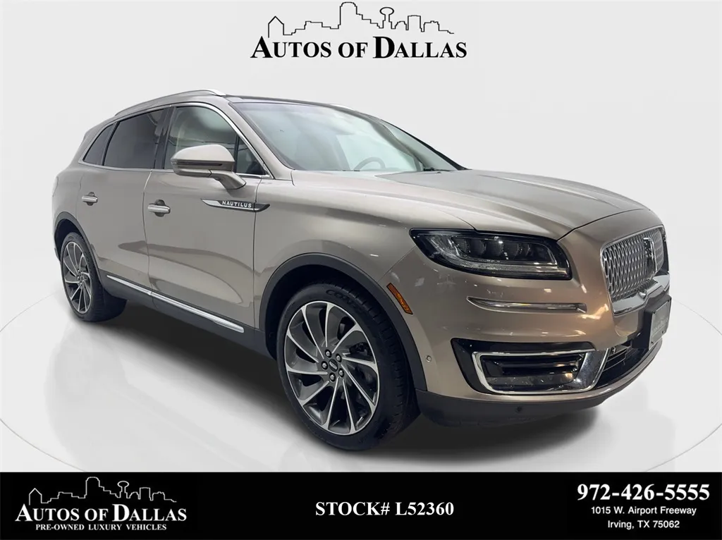 2019 Lincoln Nautilus Reserve for sale in Irving, TX at Autos of Dallas ...