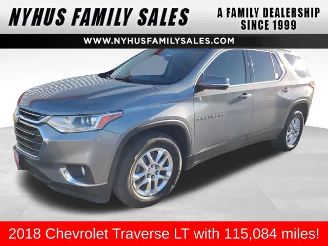 Used 2018 Chevrolet Traverse LT for sale in Perham, MN at Nyhus Family ...