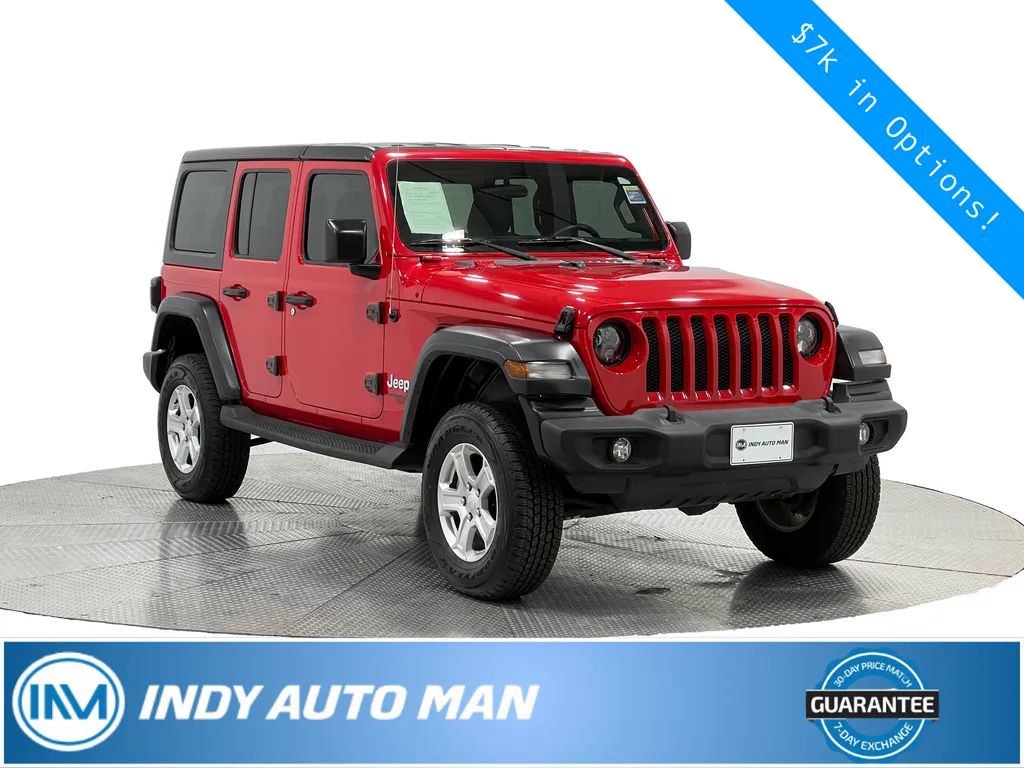 Used 2019 Jeep Wrangler Unlimited Sport S for sale in Indianapolis, IN ...