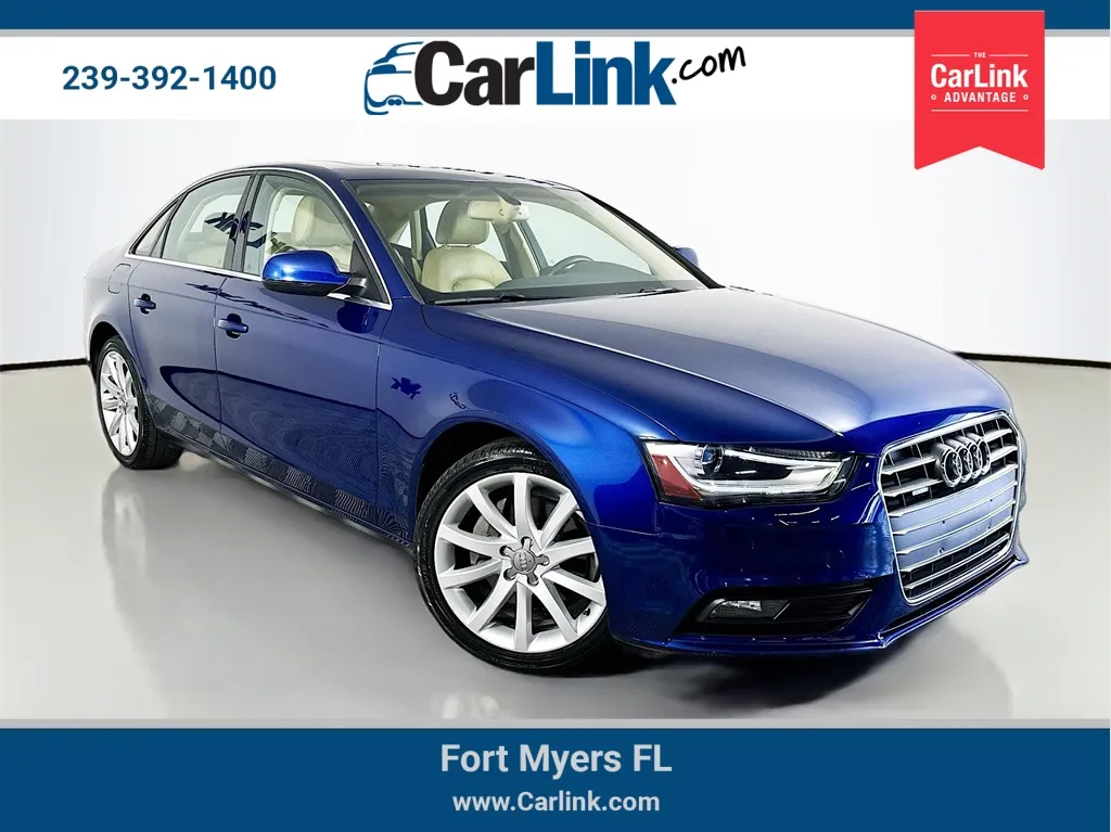 Used 2013 Audi A4 2.0T Premium Plus for sale in Fort Myers, FL at CarLink | VIN: WAUFFAFL1DN019999