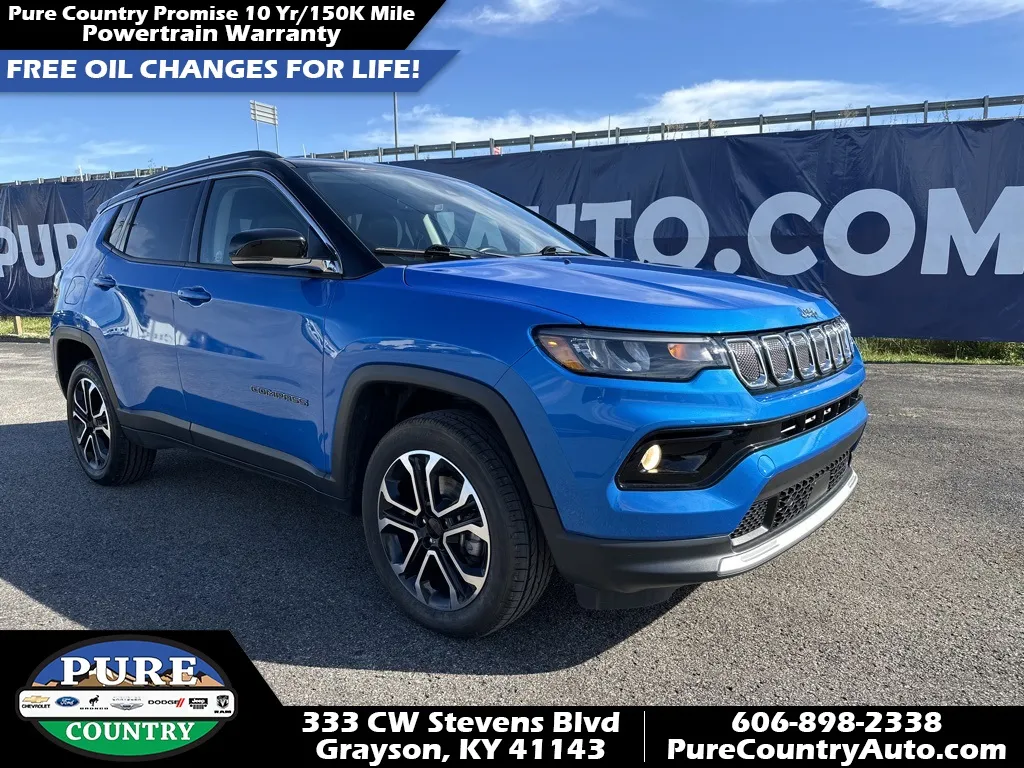 Used 2022 Jeep Compass Limited for sale in Grayson, KY at Pure Country ...