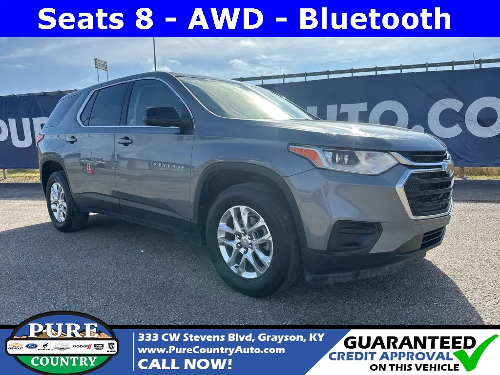 Used 2021 Chevrolet Traverse LS for sale in Grayson, KY at Pure Country ...