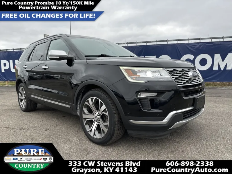 Used 2018 Ford Explorer Platinum for sale in Grayson, KY at Pure ...