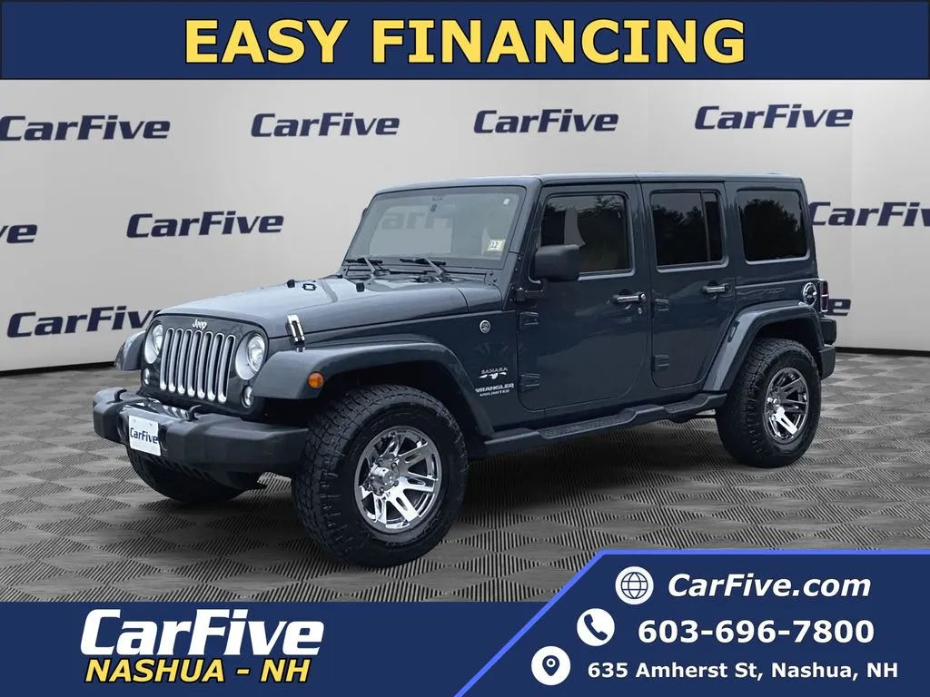 Used 2017 Jeep Wrangler Unlimited Sahara for sale in Plaistow, NH at ...