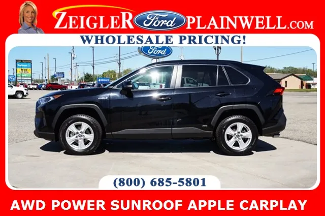 Used 2021 Toyota RAV4 Hybrid XLE for sale in Plainwell, MI at Zeigler ...
