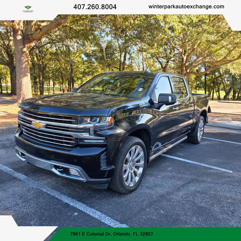 Used 2019 Chevrolet Silverado 1500 Crew Cab High Country Pickup 4D 5 3/ ...