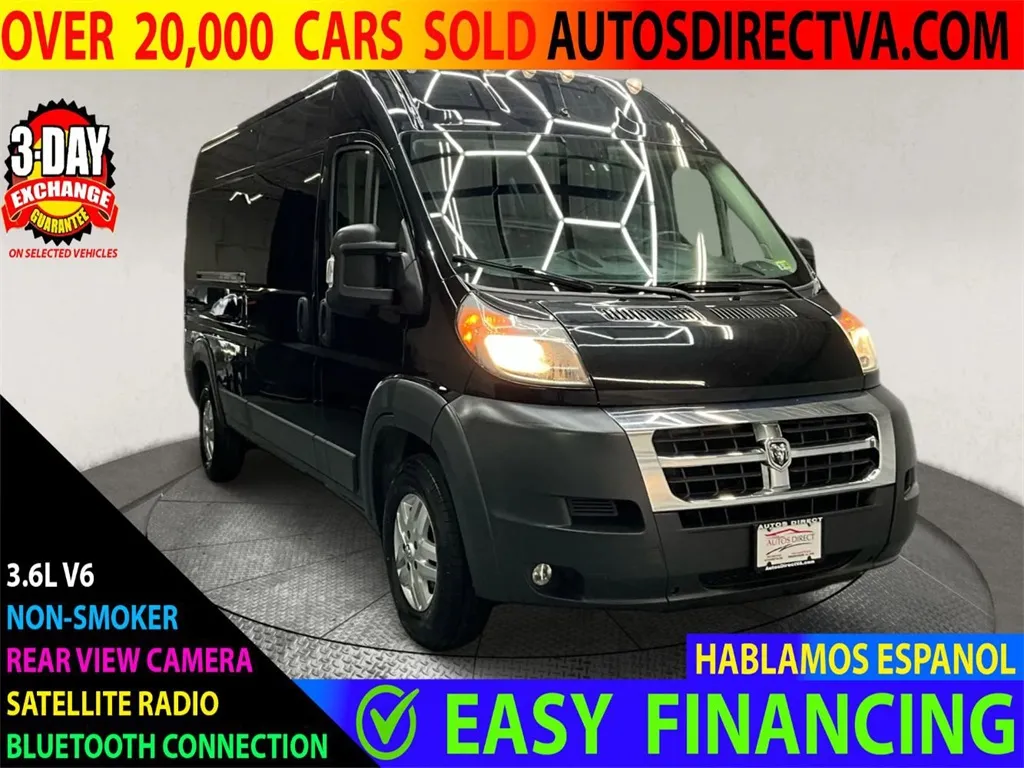 Used 2016 Ram ProMaster 2500 High Roof for sale in Fredericksburg, VA ...