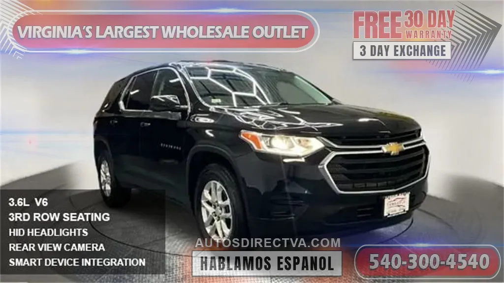 Used 2019 Chevrolet Traverse LS for sale in Fredericksburg, VA | VIN ...
