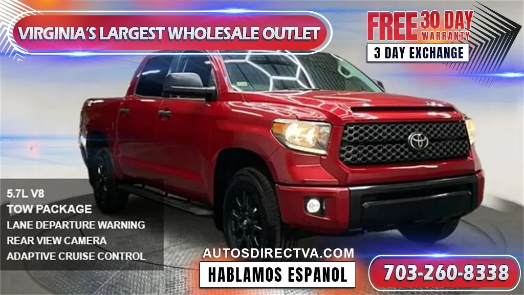 Used 2021 Toyota Tundra SR5 for sale in Manassas, VA at Autos Direct ...
