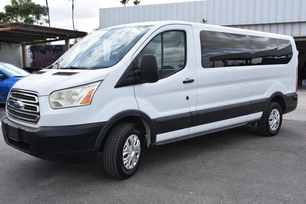 Used 2015 Ford Transit 350 Wagon XLT w/Low Roof w/60/40 Side Door Van ...