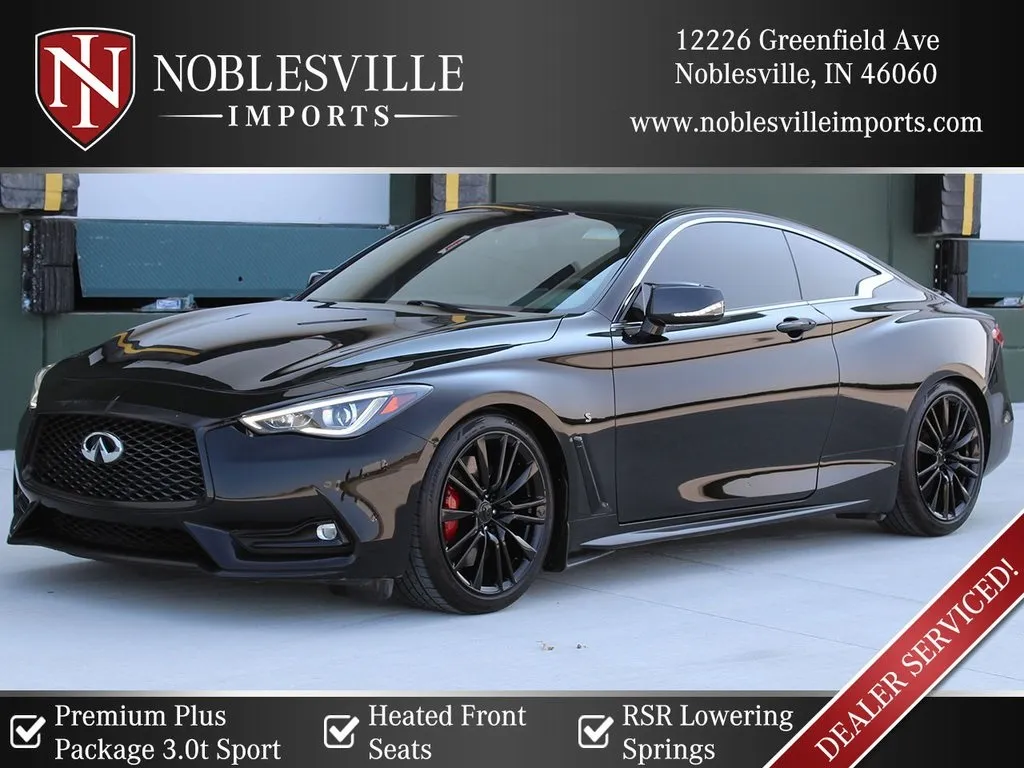 Infiniti Q60 Red Sport Used