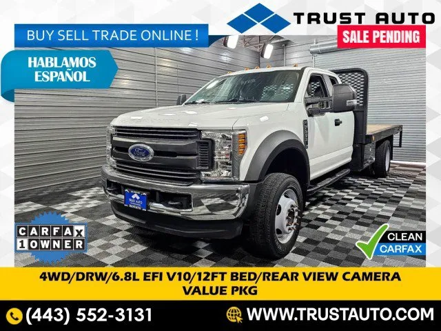 Used 2019 Ford Super Duty F-450 Flatbed XL 4WD DRW Extended Cab Dually ...