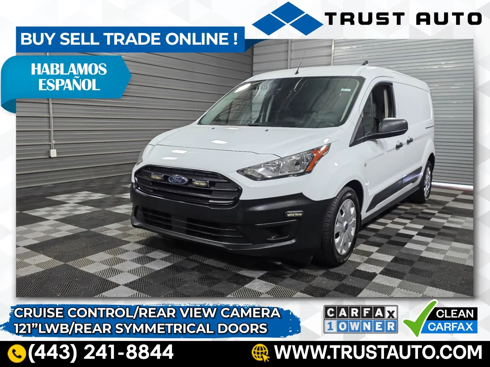Used 2022 Ford Transit Connect XL 121'' LWB Minivan/Van w/Rear ...
