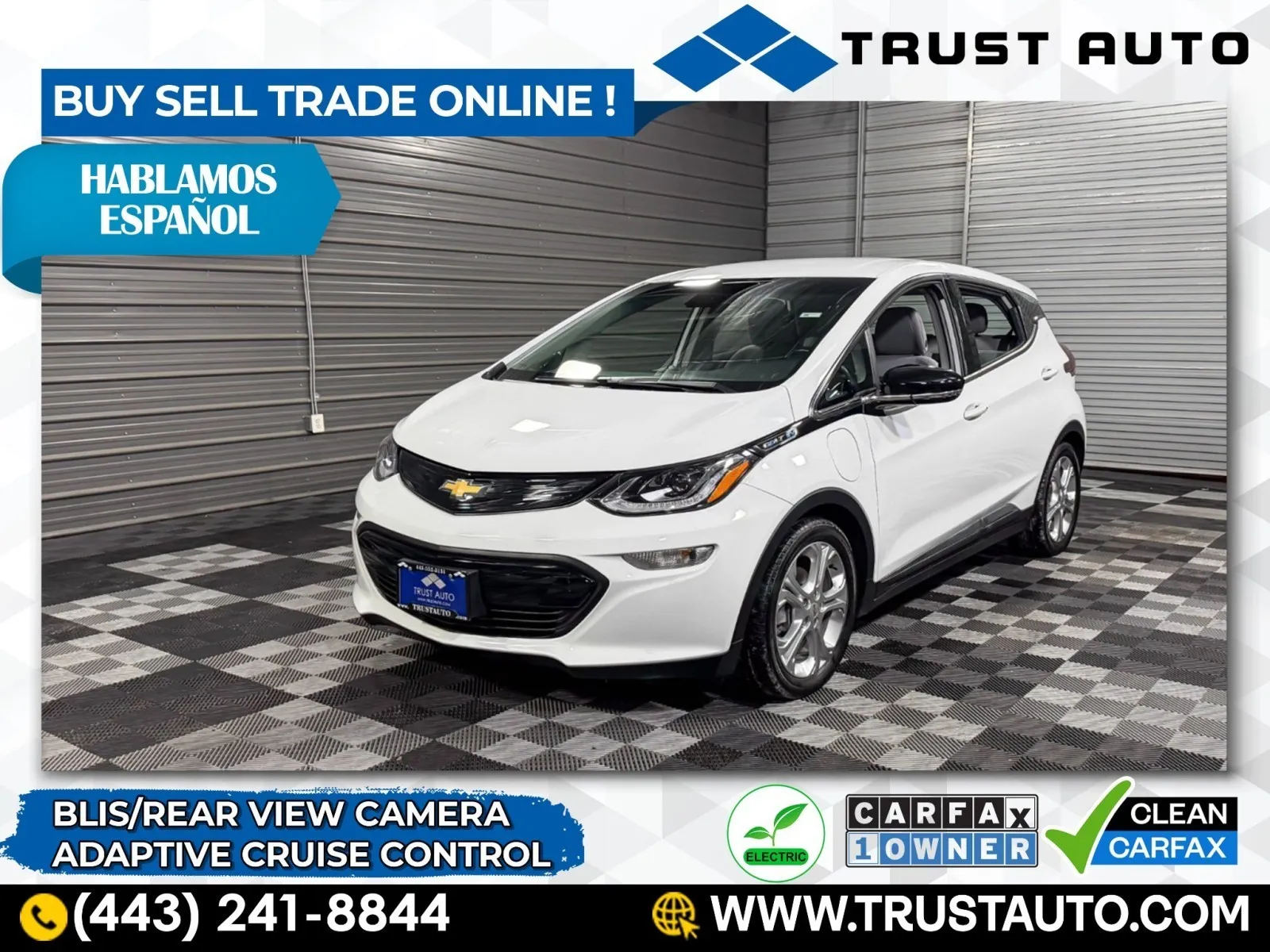 Used 2021 Chevrolet Bolt EV LT Electric Hatchback for sale in ...