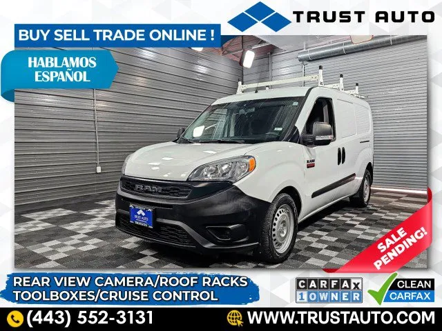 Used 2019 Ram ProMaster City Cargo Tradesman Minivan/Van w/Roof Racks ...