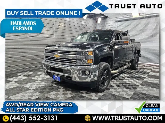 Used 2018 Chevrolet Silverado 2500HD LT 4WD Crew Cab Pickup Truck w/All ...