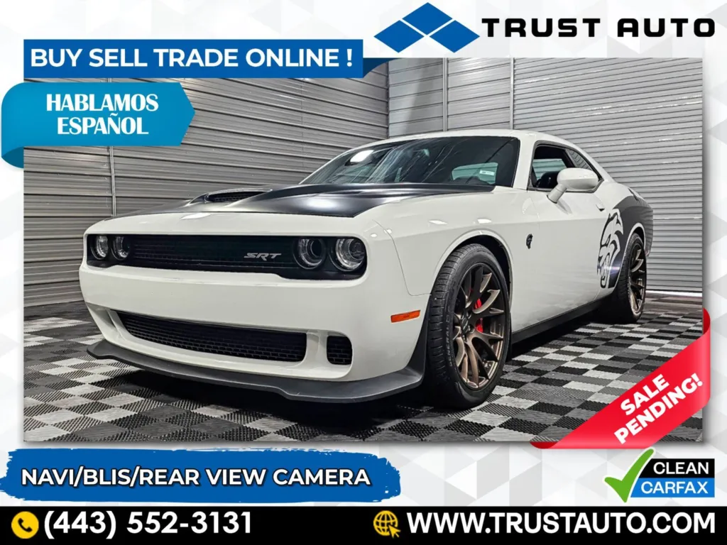 Used 2016 Dodge Challenger SRT Hellcat Sport Coupe for sale in ...