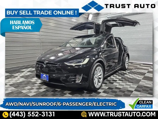 Used 2017 Tesla Model X 100D AWD 6-Passenger Electric Luxury SUV for ...
