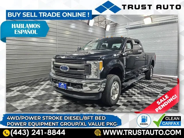 Used 2017 Ford Super Duty F-250 XL 4WD Crew Cab 8FT Bed Power Stroke ...