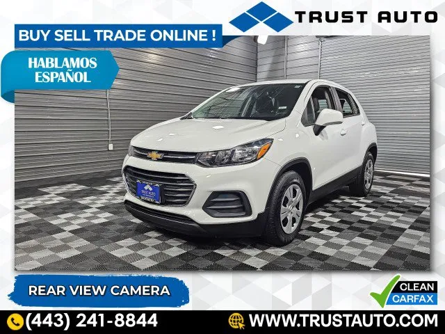 Used 2018 Chevrolet Trax LS SUV for sale in Sykesville, MD at Trust ...