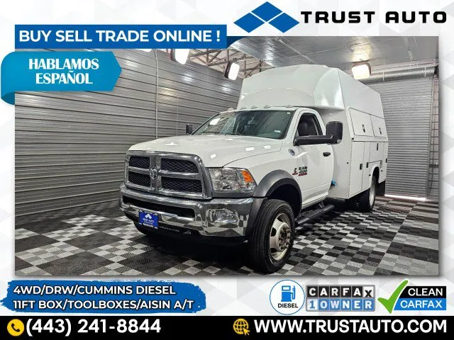 Used 2017 Ram 4500 Utility DRW Tradesman 4WD Regular Cab Dually 11FT ...