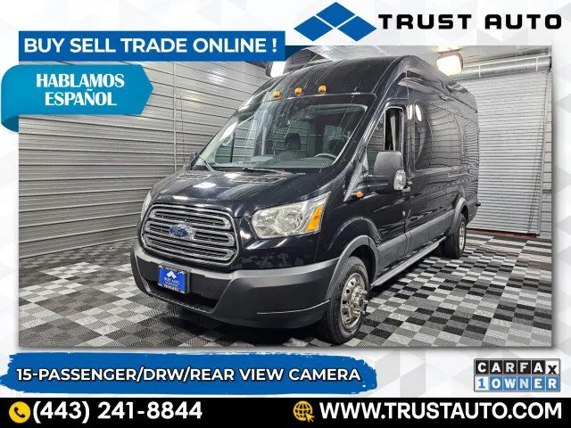 Used 2017 Ford Transit T-350 HD 15-Passenger XLT 148'' High Roof DRW ...