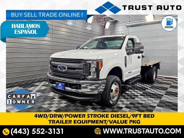 Used 2017 Ford Super Duty F-350 Flatbed XL 4WD DRW Regular Cab Dually ...