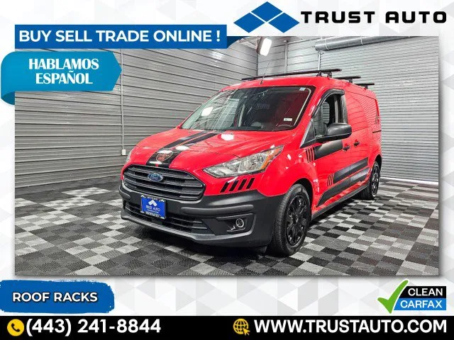 Used 2020 Ford Transit Connect XL 121'' LWB Minivan/Van w/Roof Racks ...