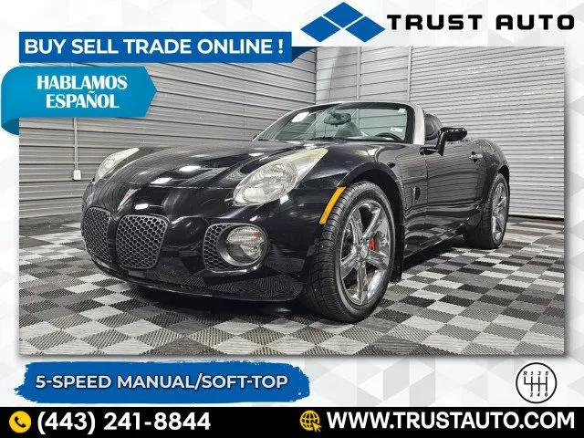 Used 2008 Pontiac Solstice GXP 5-Speed Manual Soft-Top Convertible for ...