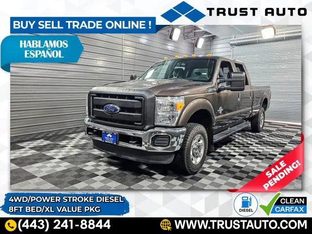 Used 2016 Ford Super Duty F-350 SRW XL 4WD Crew Cab 8FT Bed Power ...