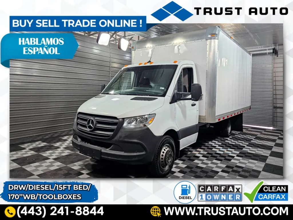 Used 2022 Mercedes-Benz Sprinter 3500XD 170''WB DRW Dually Diesel 15FT ...
