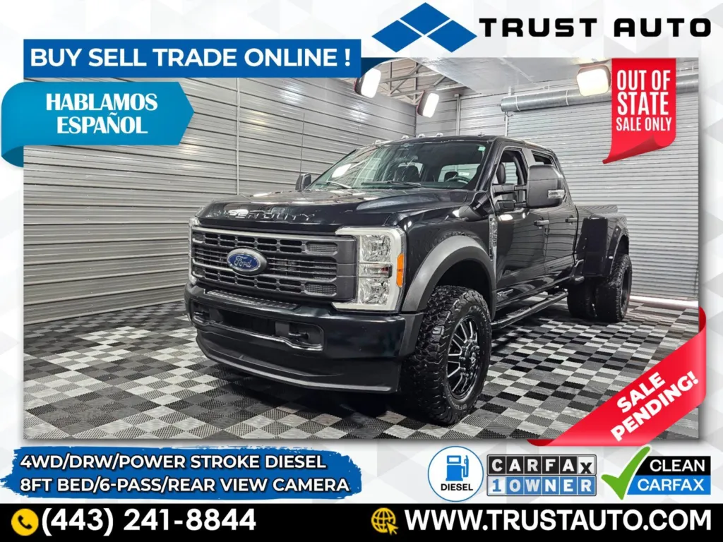 Used 2023 Ford Super Duty F-450 DRW XL 4WD Crew Cab Dually 8FT Bed ...