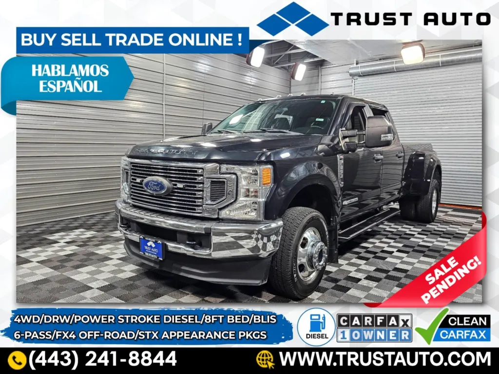 Used 2020 Ford Super Duty F-350 DRW XL 4WD Crew Cab 8FT Bed Dually ...