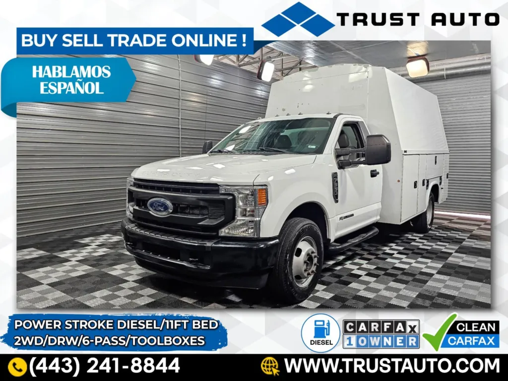 Used 2021 Ford Super Duty F-350 DRW XL 2WD Regular Cab Dually 11FT Box ...