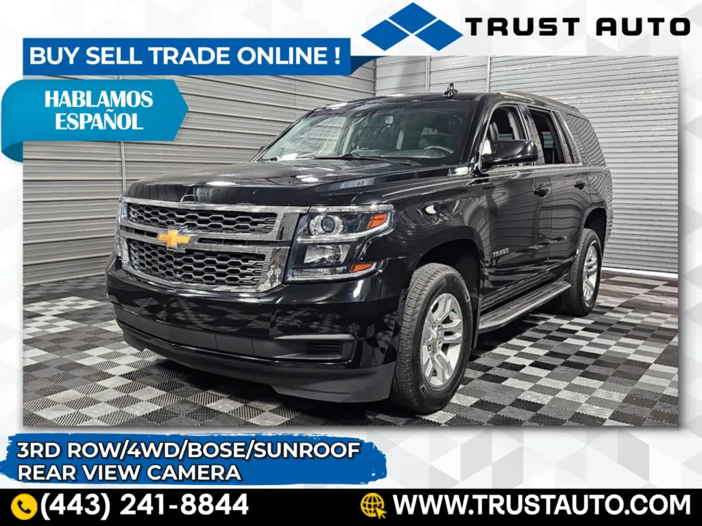 Used 2019 Chevrolet Tahoe LT 4WD 8-Passenger Luxury SUV for sale in ...